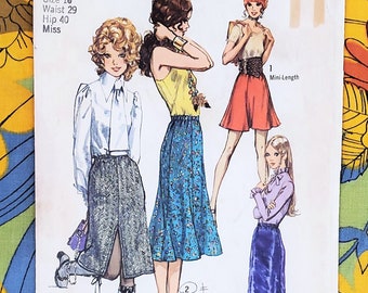 Simplicity 7816 Pattern for Skirt in 3 Lengths Size Waist 23 - Etsy