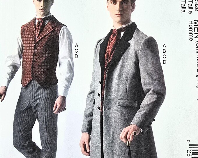 Men's Victorian Costume Pattern, UNCUT, Mccall's 7003, Size 34-52, Men ...