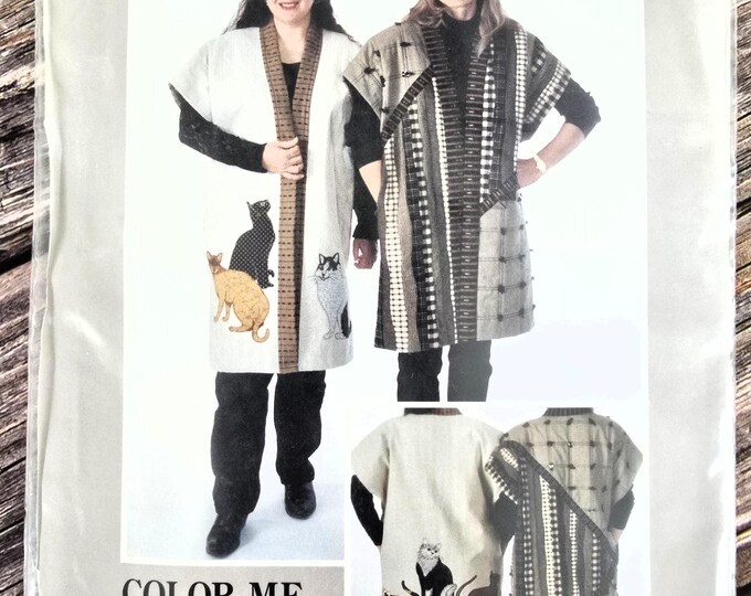 Tunics or Long Vests Pattern, UNCUT, Color Me Patterns, #301 Trappings ...