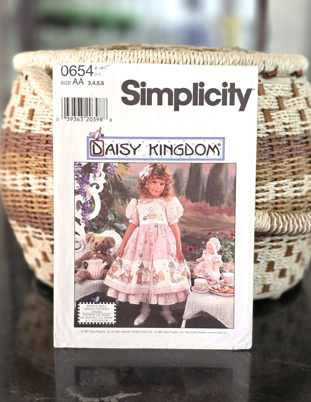 Child Fancy Dress Pattern, UNCUT, Simplicity 0654, Childs Size 3-6 ...