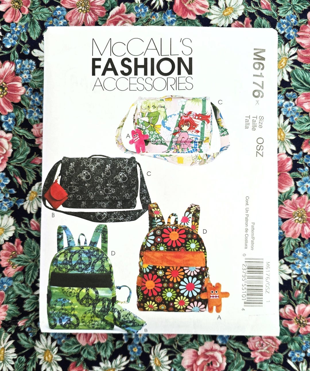 Backpack and Bag Patterns, UNCUT, Mccall's 6176, Backpack, Bag, Case in ...
