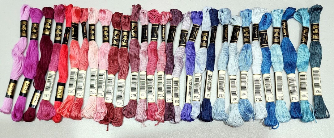 DMC Thread (3607-3799) You Choose, DMC Floss - Etsy