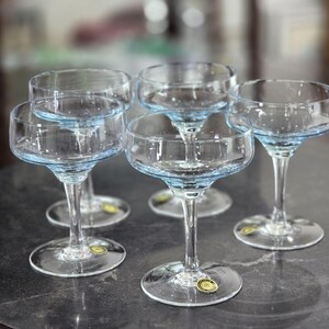 5 Sasaki Harmony Azure Champagne Glasses, 4-7/8, 7 Oz - Etsy