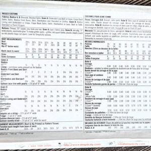 Edwardian Gown Pattern, UNCUT, Simplicity 8399, Size 4-8 or 10-12 ...