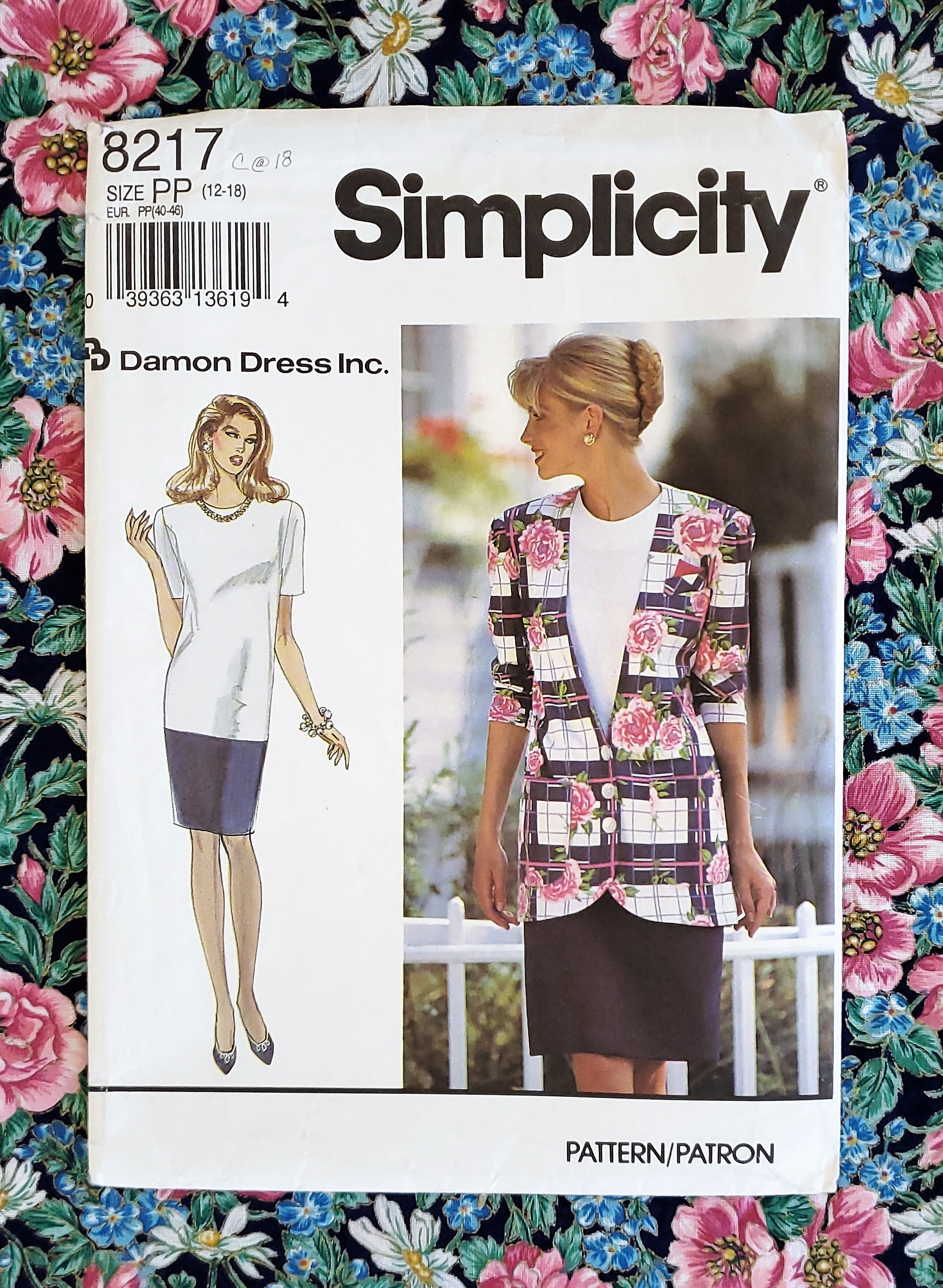 Simplicity Sewing Pattern # 8217 Original Kits & How To Sewing etna.com.pe
