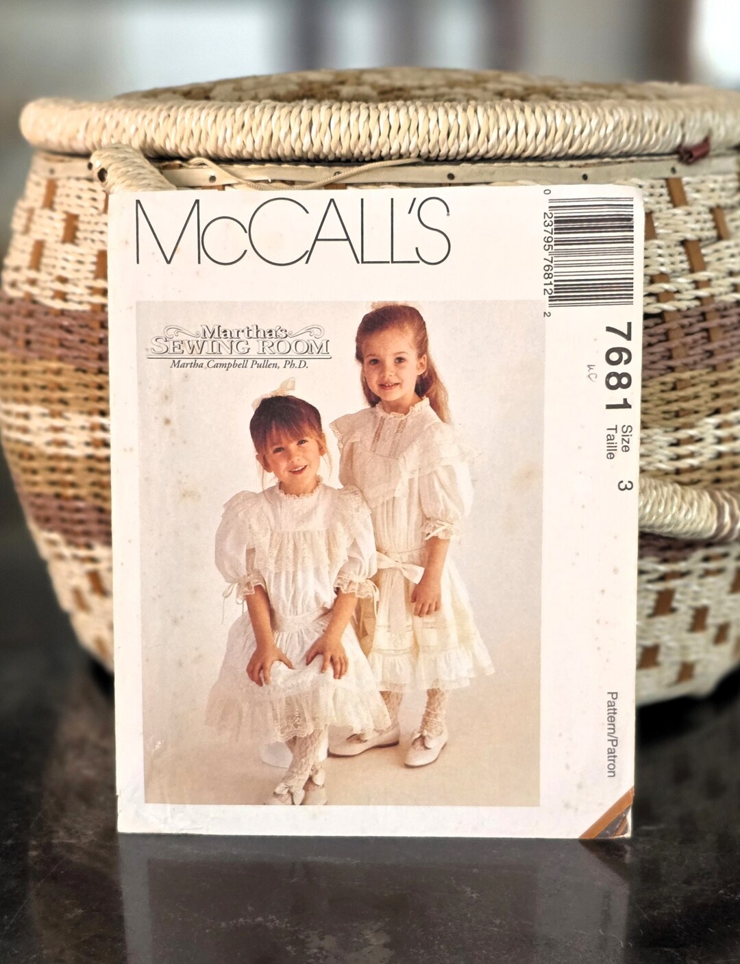 Girl Fancy Dress Pattern, UNCUT, Mccall's 7681, Childs Size 3, 90s ...