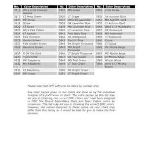 DMC Thread (3607-3799) You Choose, DMC Floss - Etsy