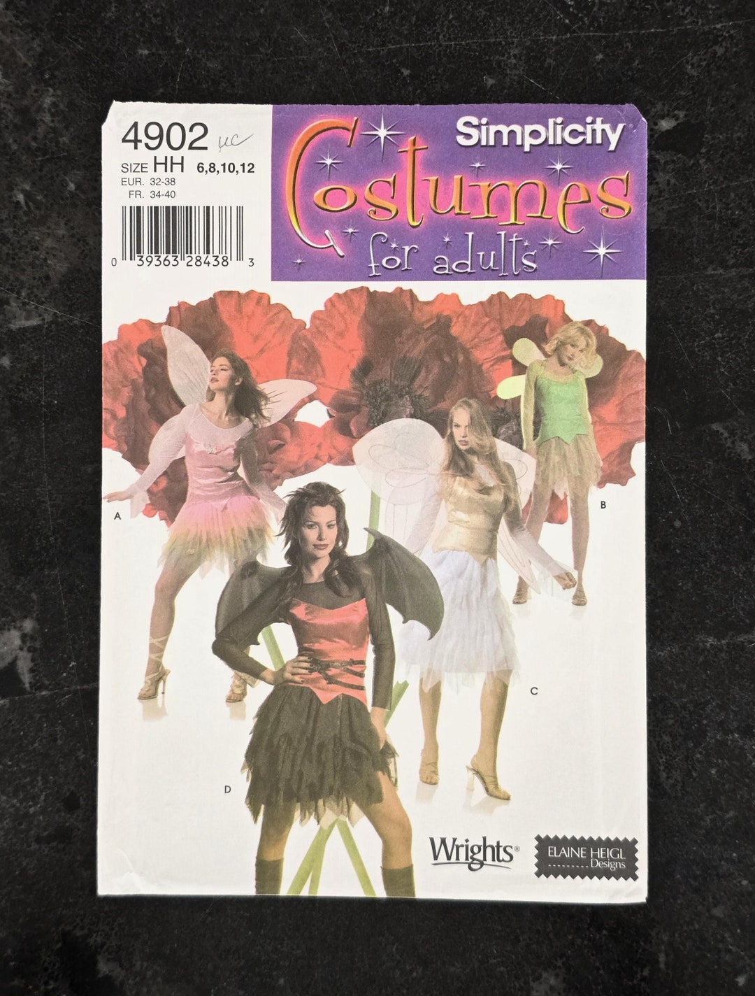 Adult Costume Pattern, UNCUT, Simplicity 4902, Size 6-12, Pattern: Sexy ...