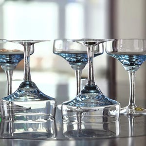 5 Sasaki Harmony Azure Champagne Glasses, 4-7/8, 7 Oz - Etsy