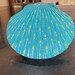 Painted Dot Art Shell, Peacock Inspired Hand Painted Scallop Shell ...