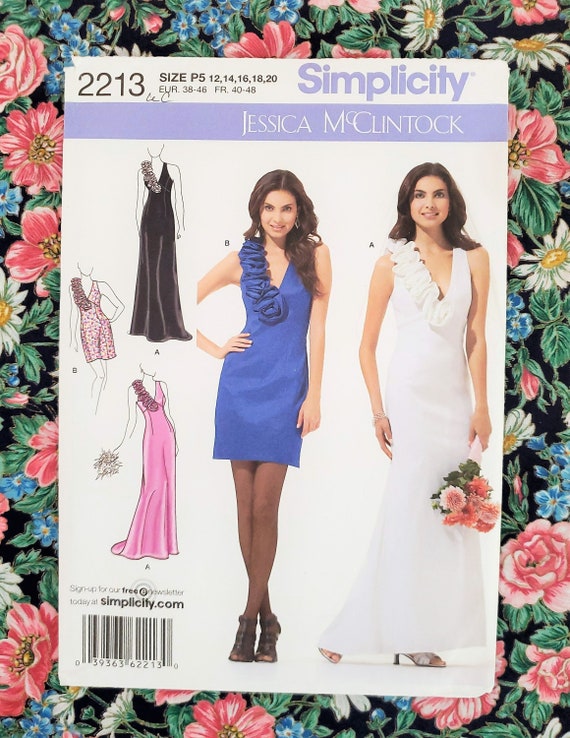 Simplicity Dress Patterns Prom