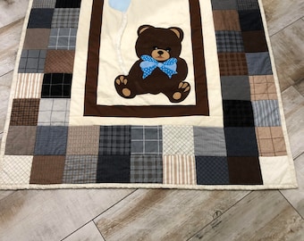 Teddy Bear Baby Quilt Pattern - Etsy