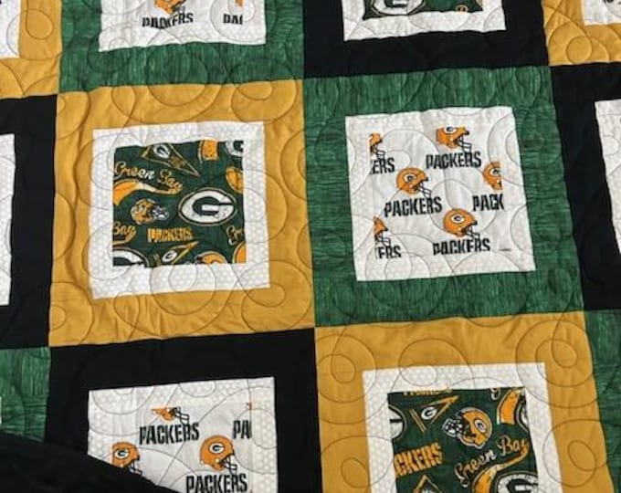 Green Bay Packers Football Quilts, Green Bay Packers Blankets, Packers ...