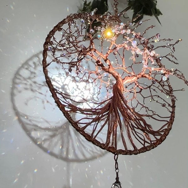 Wire Tree Suncatcher - Etsy