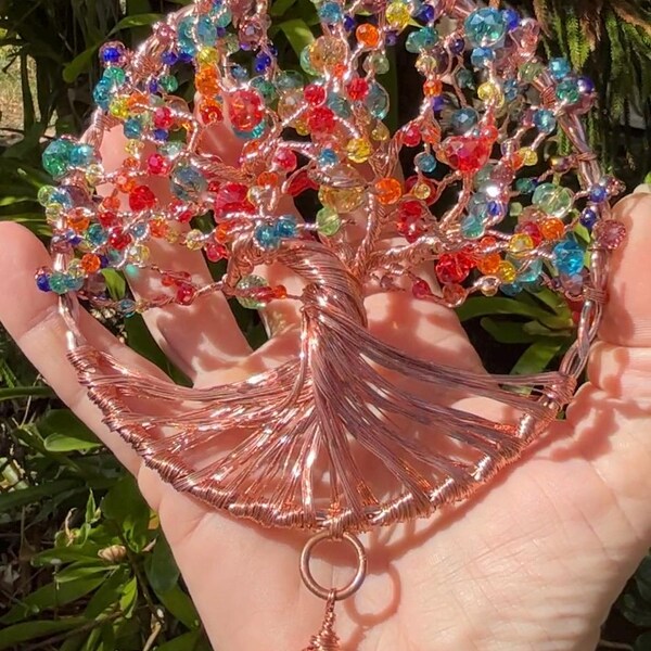 Wire Tree Suncatcher - Etsy