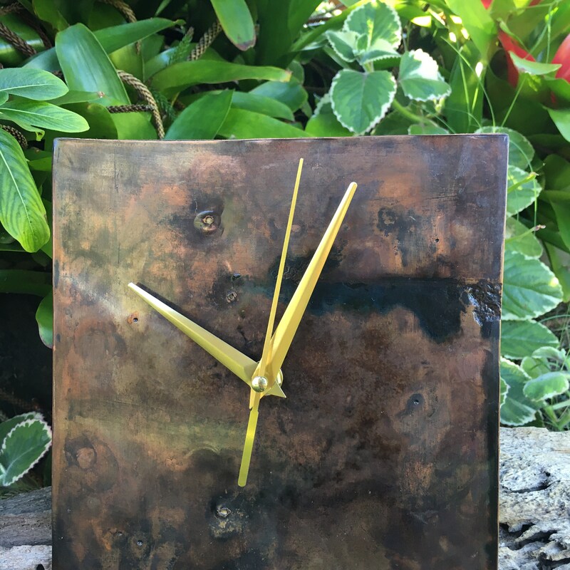 Copper Clock - Etsy