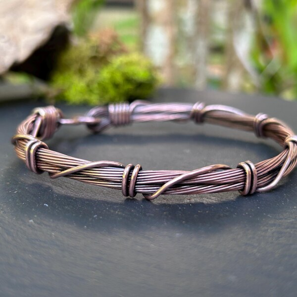 Copper Wire Bracelet - Etsy