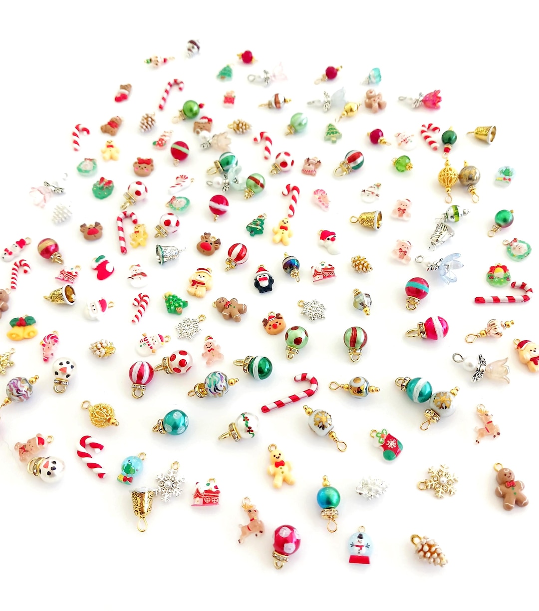 Dollhouse Miniature Christmas Tree Ornaments - 1:6 Scale Random ...