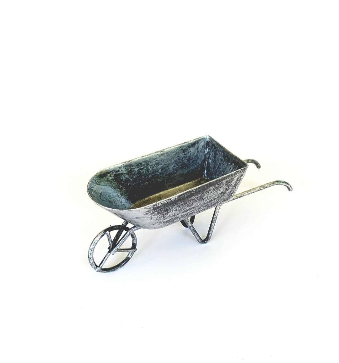 Miniature Wheelbarrow Fairy Garden Accessory Outdoor Fairy Garden ...