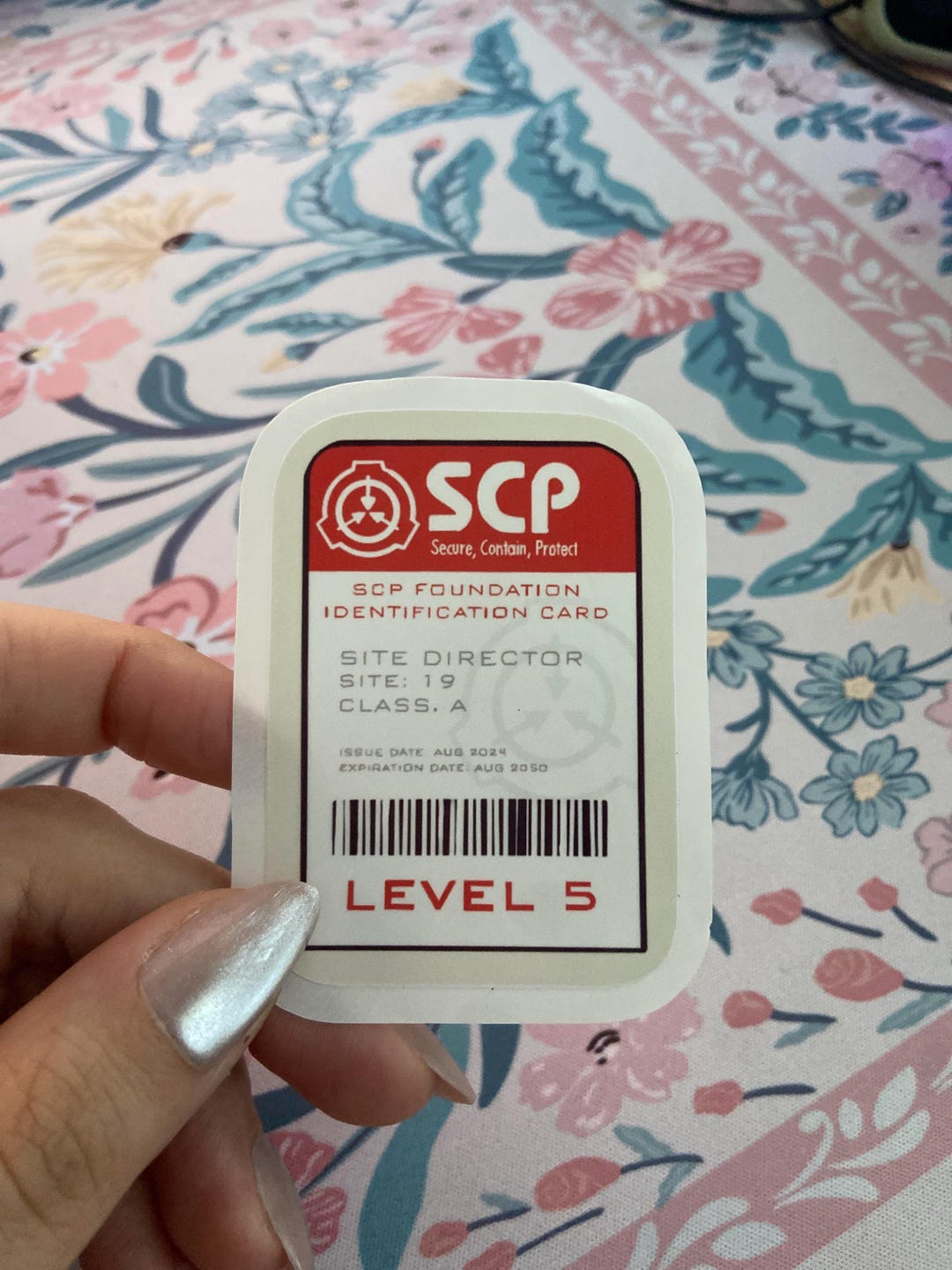 SCP Foundation Access Card Badge Sticker – Official SCP Badge Design - Etsy