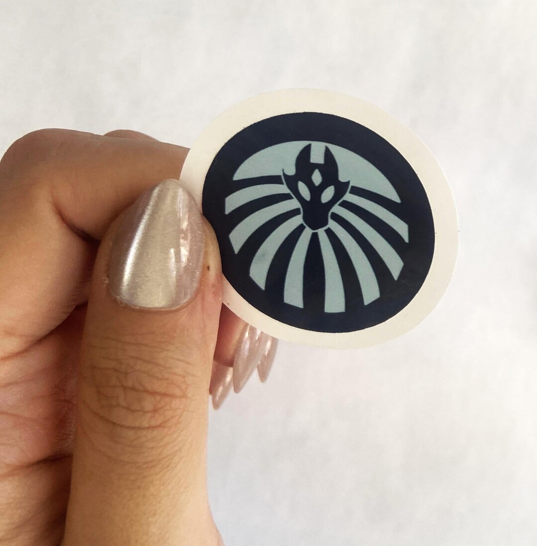 SCP Foundation Small 9tail Fox Logo Sticker – MTF Round Vinyl Sticker ...