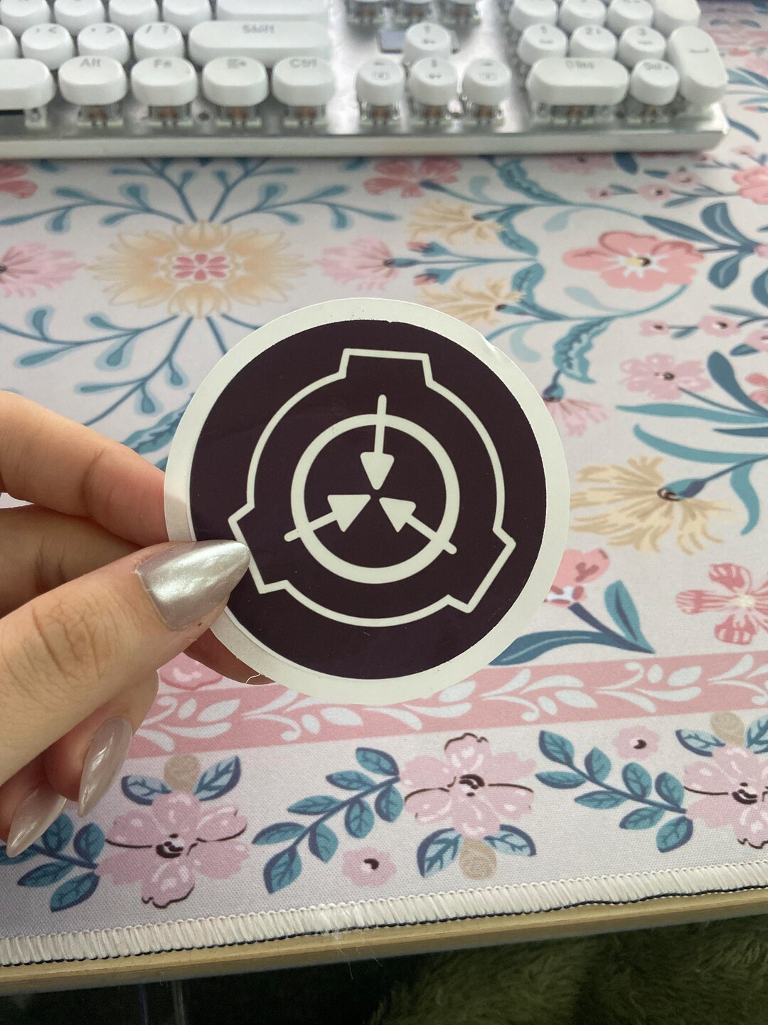 SCP Foundation Black Logo Sticker – Round Vinyl Sticker - Etsy