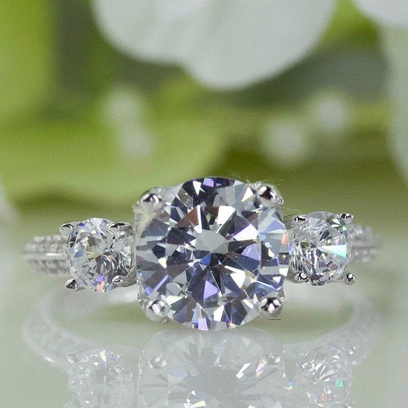 Cubic Zirconia Rings - Etsy