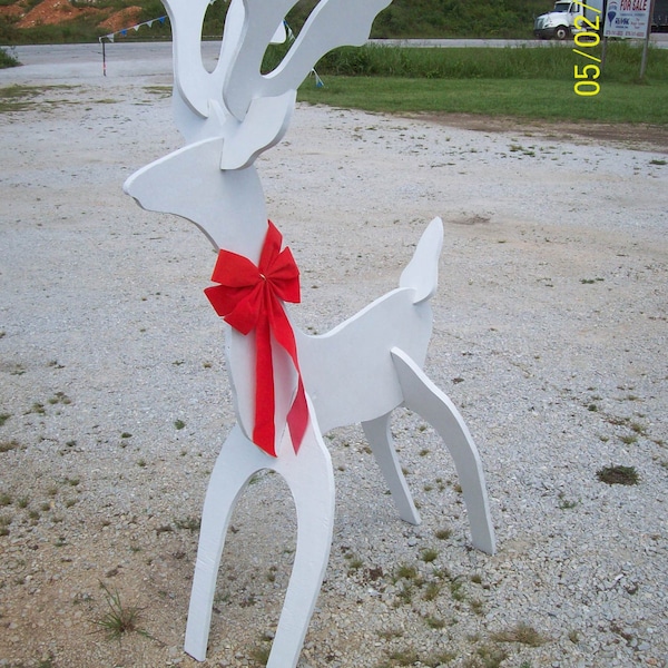 Wood Reindeer Pattern - Etsy