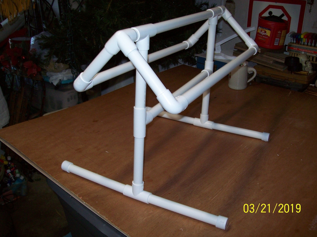 PLANS ONLY Tall PVC Travel Saddle Stand Rack Car Suv Truck Horse ...