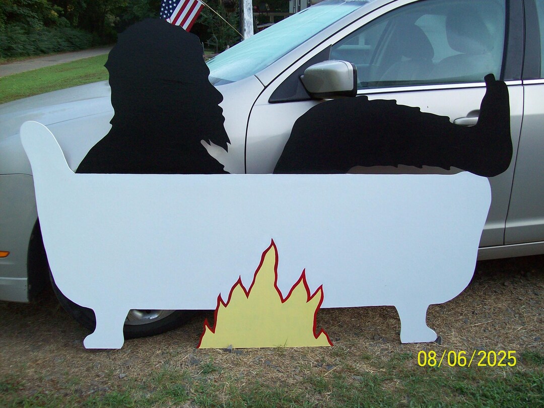 Yeti Hot Tub En Woodworking Pattern \ Stencil ONLY ! Yeti Bigfoot Big ...