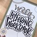 WONKY LETTERING Workbook Learn Lettering Lettering Guide Learn ...