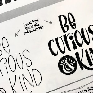 Wonky Lettering Workbook: Procreate & iPad Lettering Guide (PDF ...