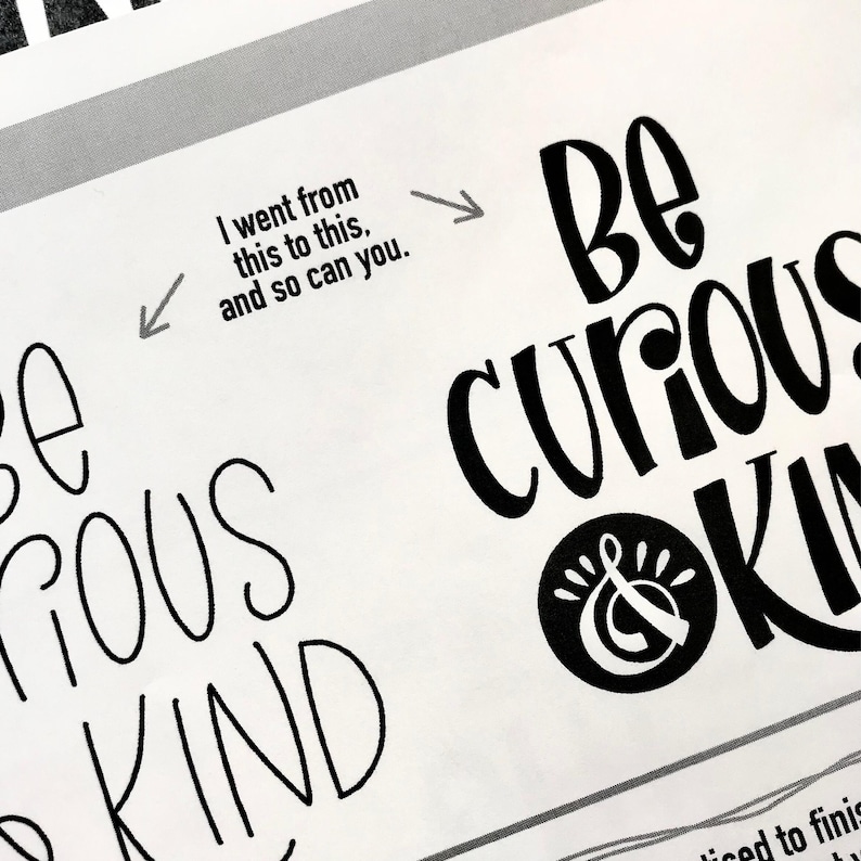 Wonky Lettering Workbook: Procreate & iPad Lettering Guide (PDF ...