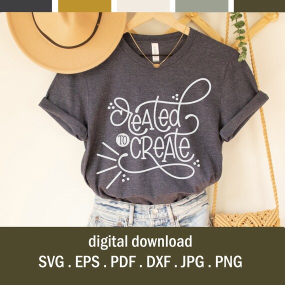 SVG // Created to Create SVG Digital Design Laser Cut File - Etsy