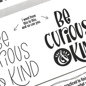 WONKY LETTERING Workbook | Learn Lettering | Lettering Guide ...