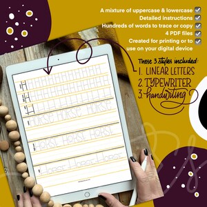 DIGITAL: Mega Bundle, Procreate Lettering, Lettering Guide, Learn Hand ...