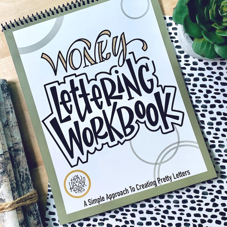 Wonky Lettering Workbook: Beginner Hand Lettering Guide - Etsy