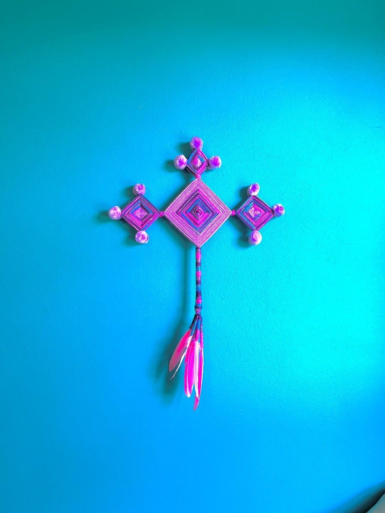 Ojo De Dios (god's Eye) Decor, Handmade With Love - Etsy