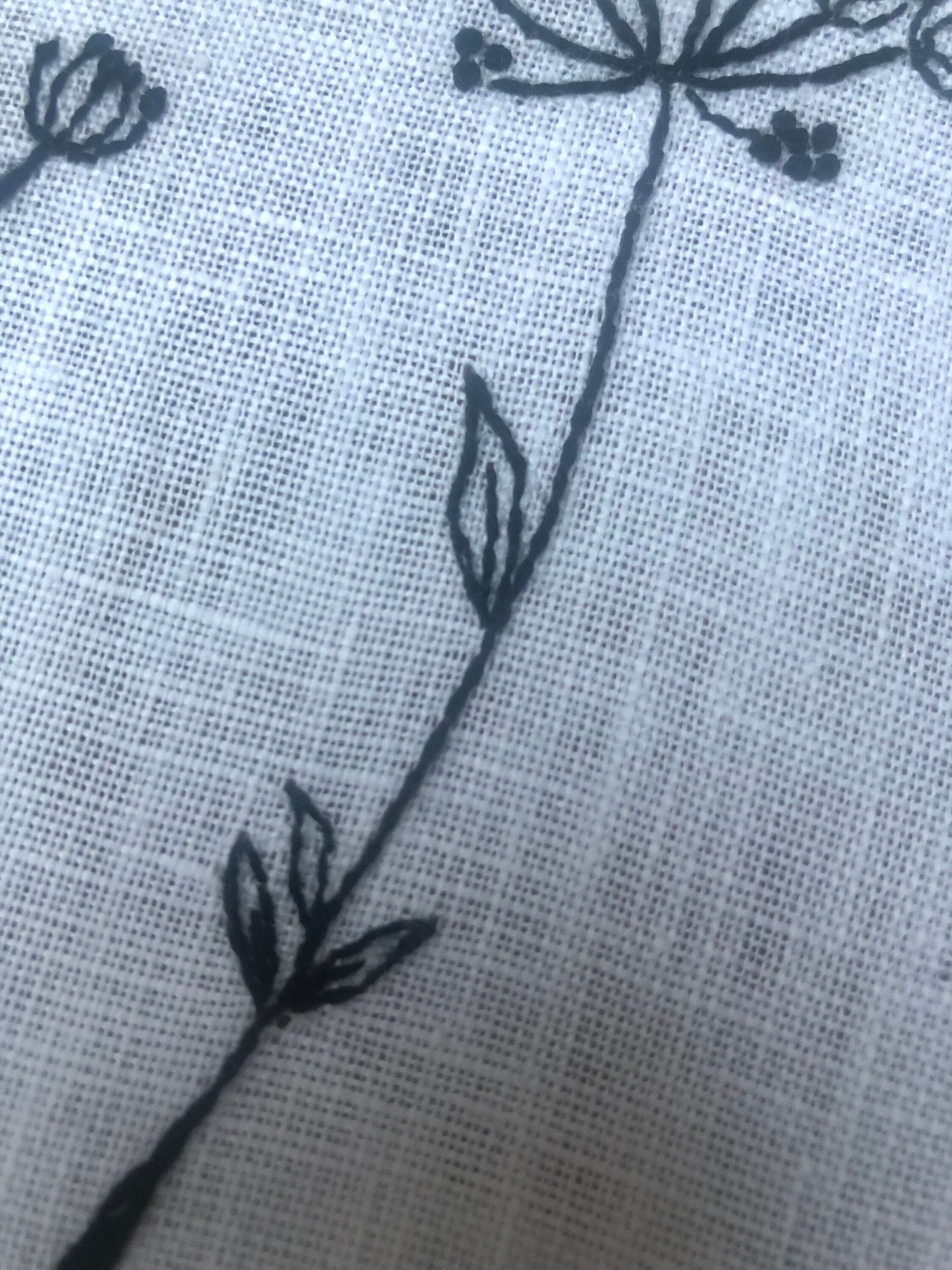 Cow Parsley Embroidery Pattern and Instructions. Wildflower Beginner ...
