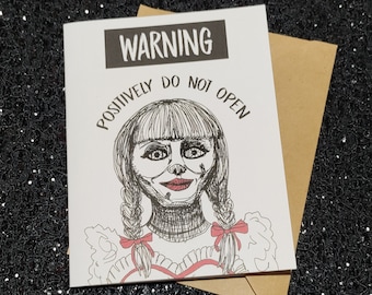 Warning Positively Do Not Open Sign - Etsy