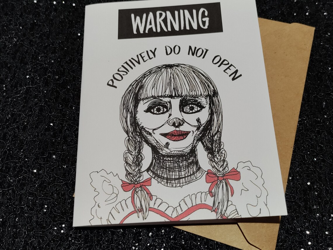 Warning: Positively Do Not Open Featuring Annabelle - Etsy