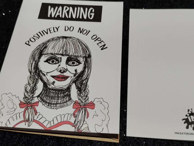 Warning: Positively Do Not Open Featuring Annabelle - Etsy