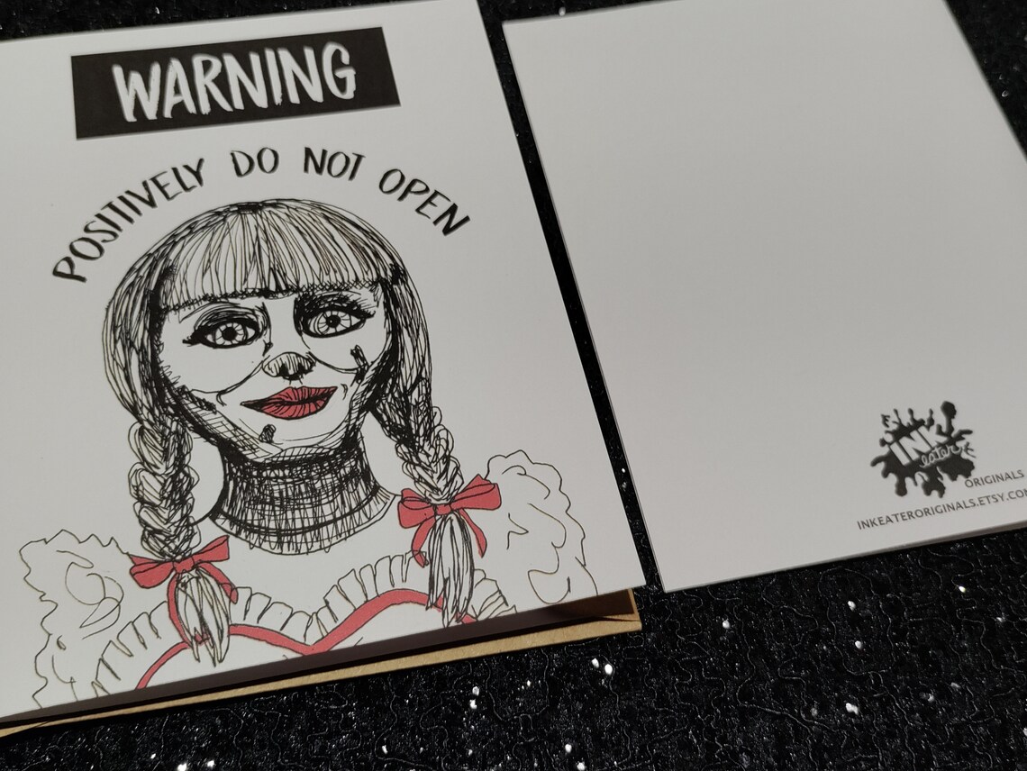 Warning: Positively Do Not Open Featuring Annabelle - Etsy