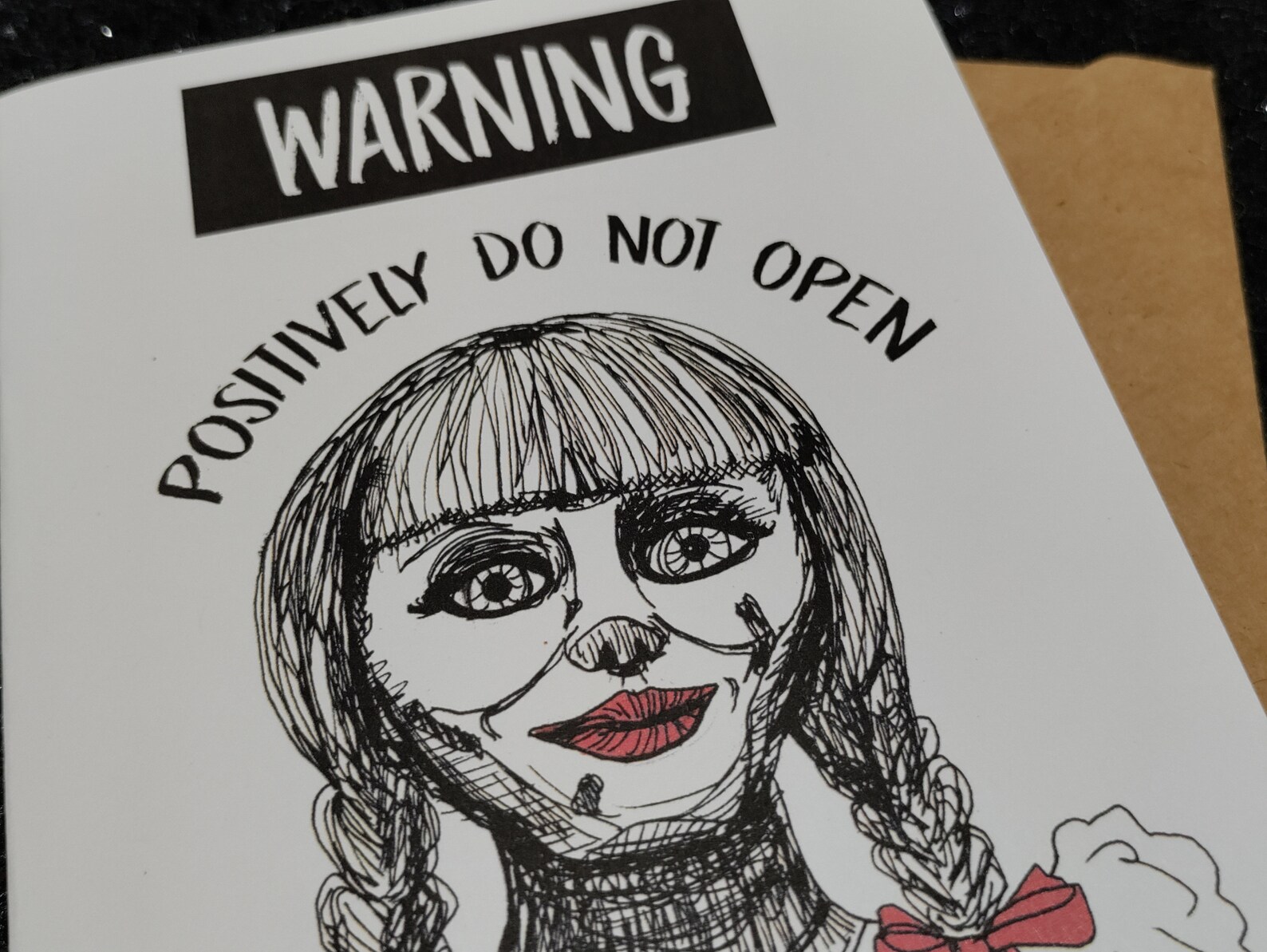 Warning: Positively Do Not Open Featuring Annabelle - Etsy