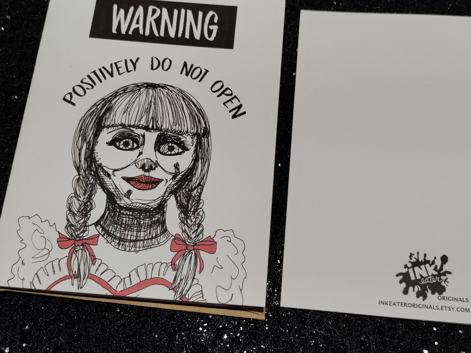 Warning: Positively Do Not Open Featuring Annabelle - Etsy