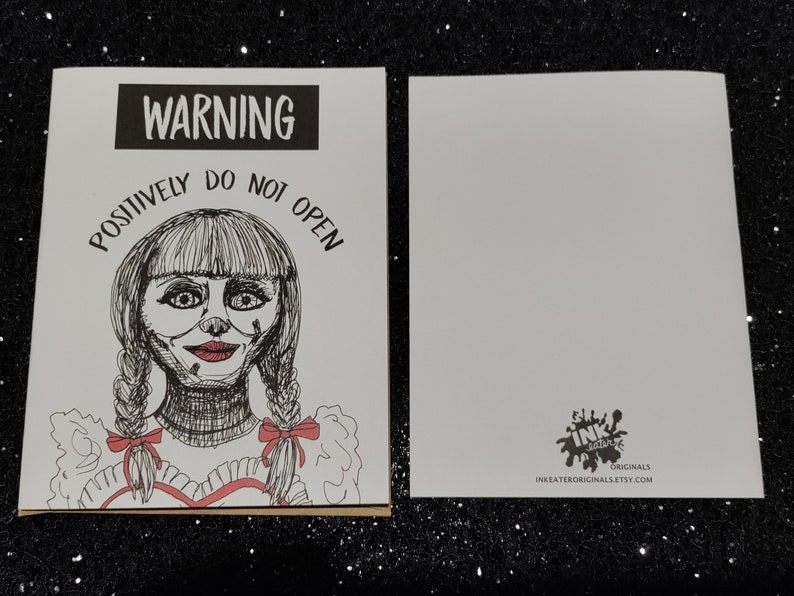 Warning: Positively Do Not Open Featuring Annabelle - Etsy