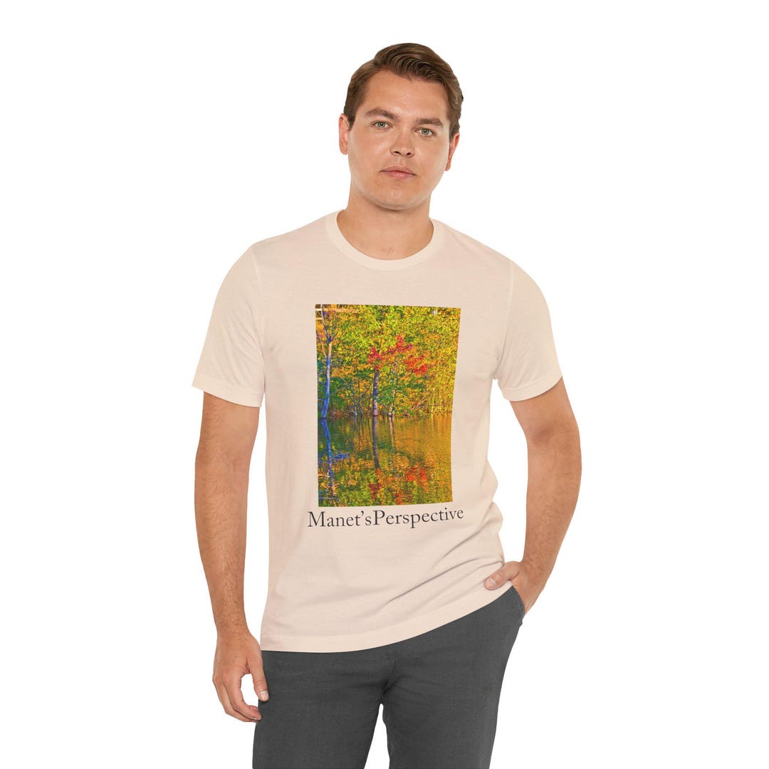 Manet-inspired Impressionist Painting Tee | Short Sleeve Art Shirt ...