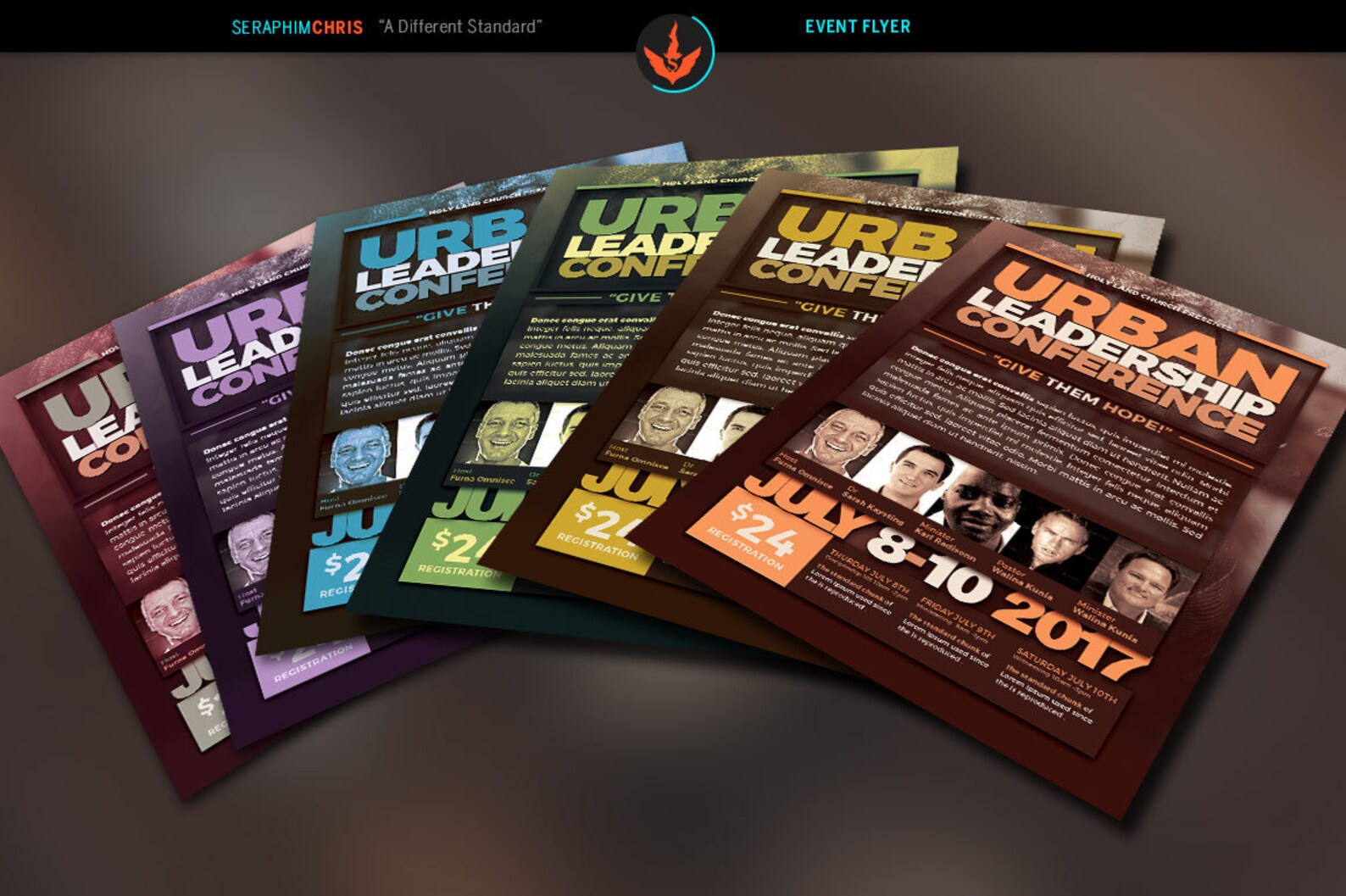 Urban Leadership Conference Flyer Photoshop Template 4x6 - Etsy