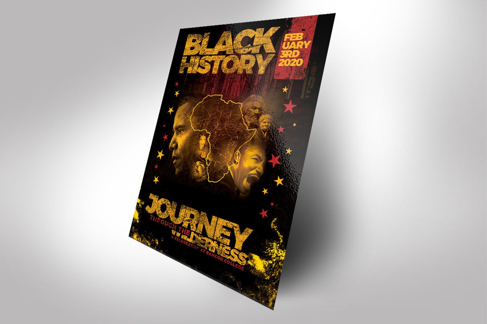 Black History Flyer PHOTOSHOP Template (4x6) - Etsy