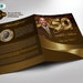 Pastor Anniversary Program Gold WORD and Publisher Template (8.5x11 and ...